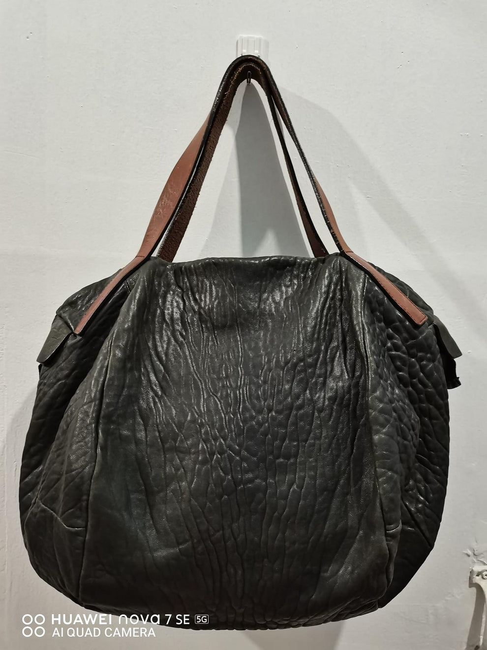 Celine Black Leather Bowling Bag – Vintage Manila Co.